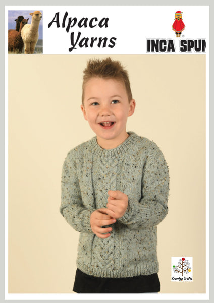 1219 Inca Spun Cable Sweater (e-pattern) – Crumbz Craft