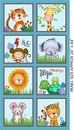 Jungle Paradise Animal Panel – Crumbz Craft